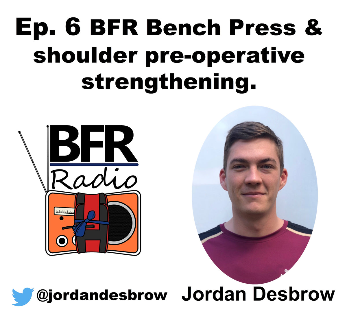 Episode 6. BFR Bench Press & shoulder pre-operative strengthening (Gue ...
